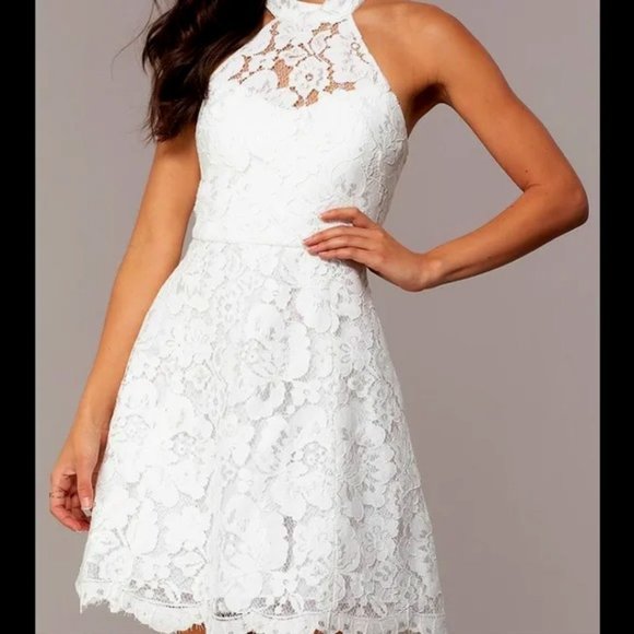 Dear Moon | Dresses | Dear Moon White Lace Dress | Poshmark